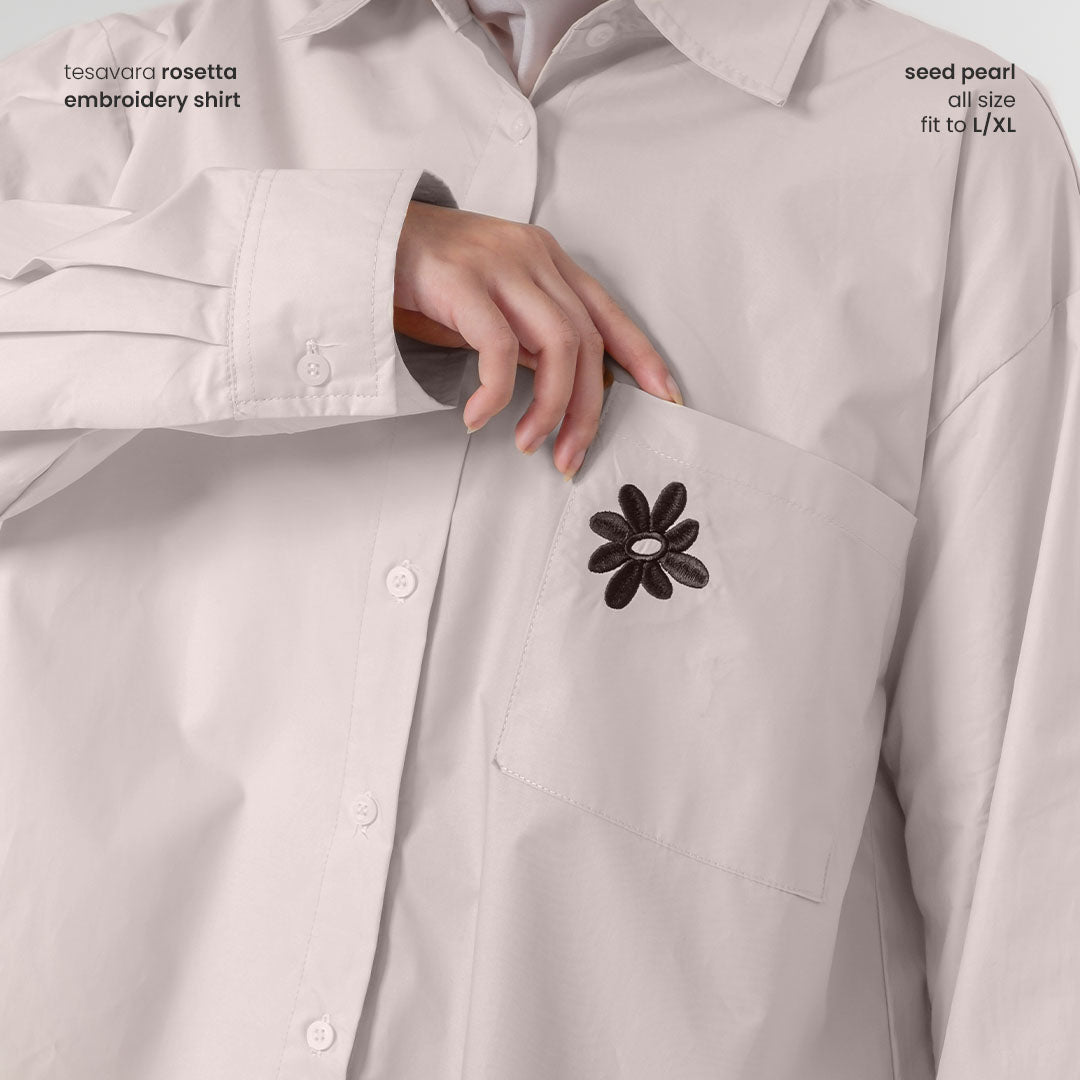 Rosetta Embroidery Shirt – tesavara
